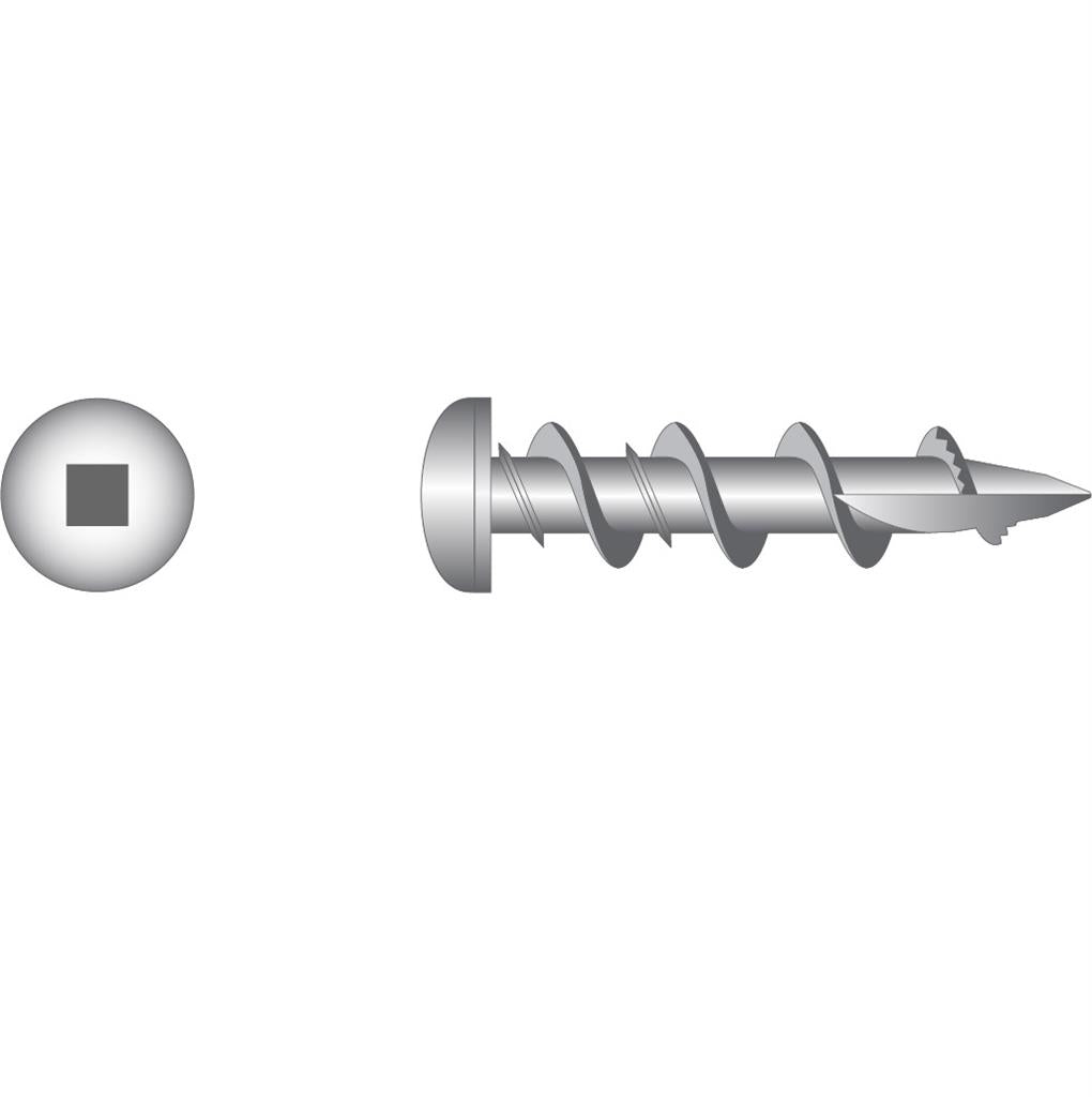 6.5mm x 32mm Pan Square Multi Screw Zinc – 100 Pack | LIMS HVAC NZ