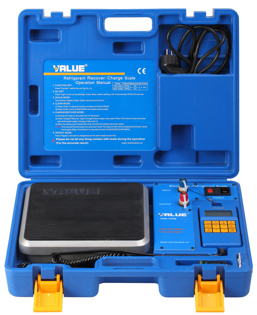 Refrigerant Scale | VES-50B/100B – LIMS HVAC NZ